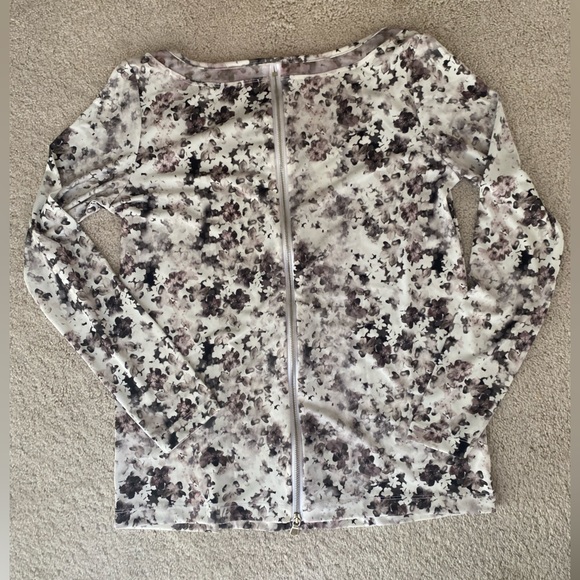 Anatomie | Tops | Nwt Anatomie Floral Long Sleeve Back Zipper Top Size ...